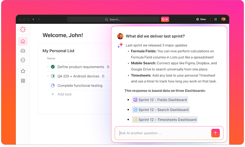 ClickUp Dashboards: Visualize Your Productivity