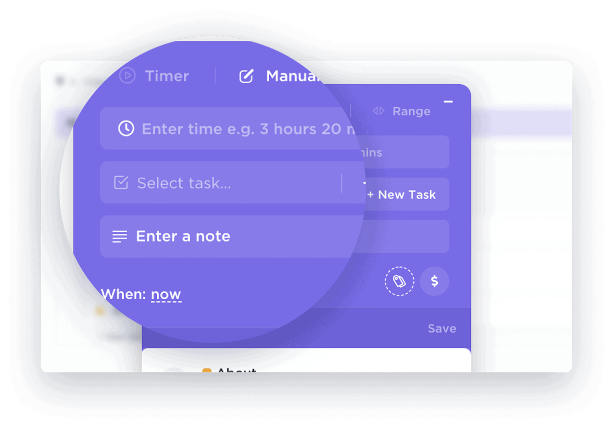 Project Time tracking in ClickUp™