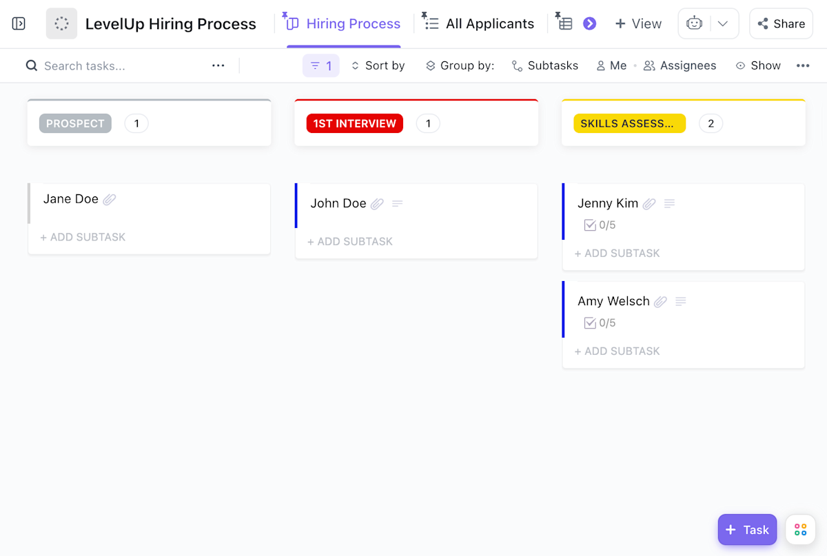 LevelUp Quick Start Templates | ClickUp™