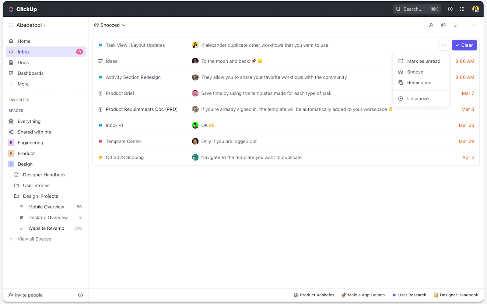 Personal Project Management Software by ClickUp™