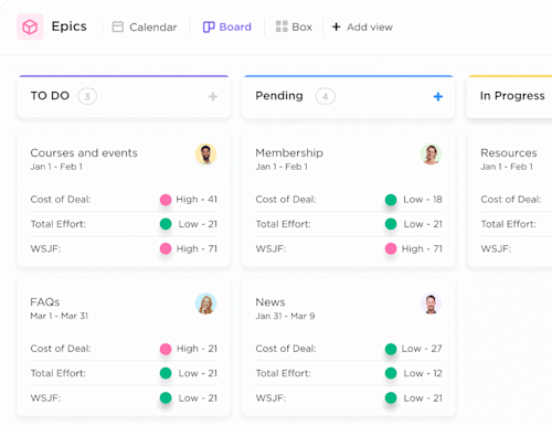 Agile Project Management Software by ClickUp™