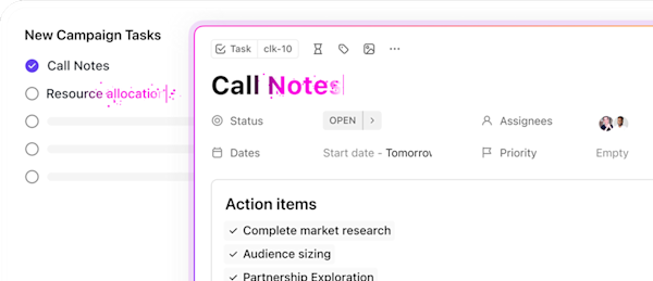 ClickUp™ Calendar: Schedule your meetings and your work—automatically