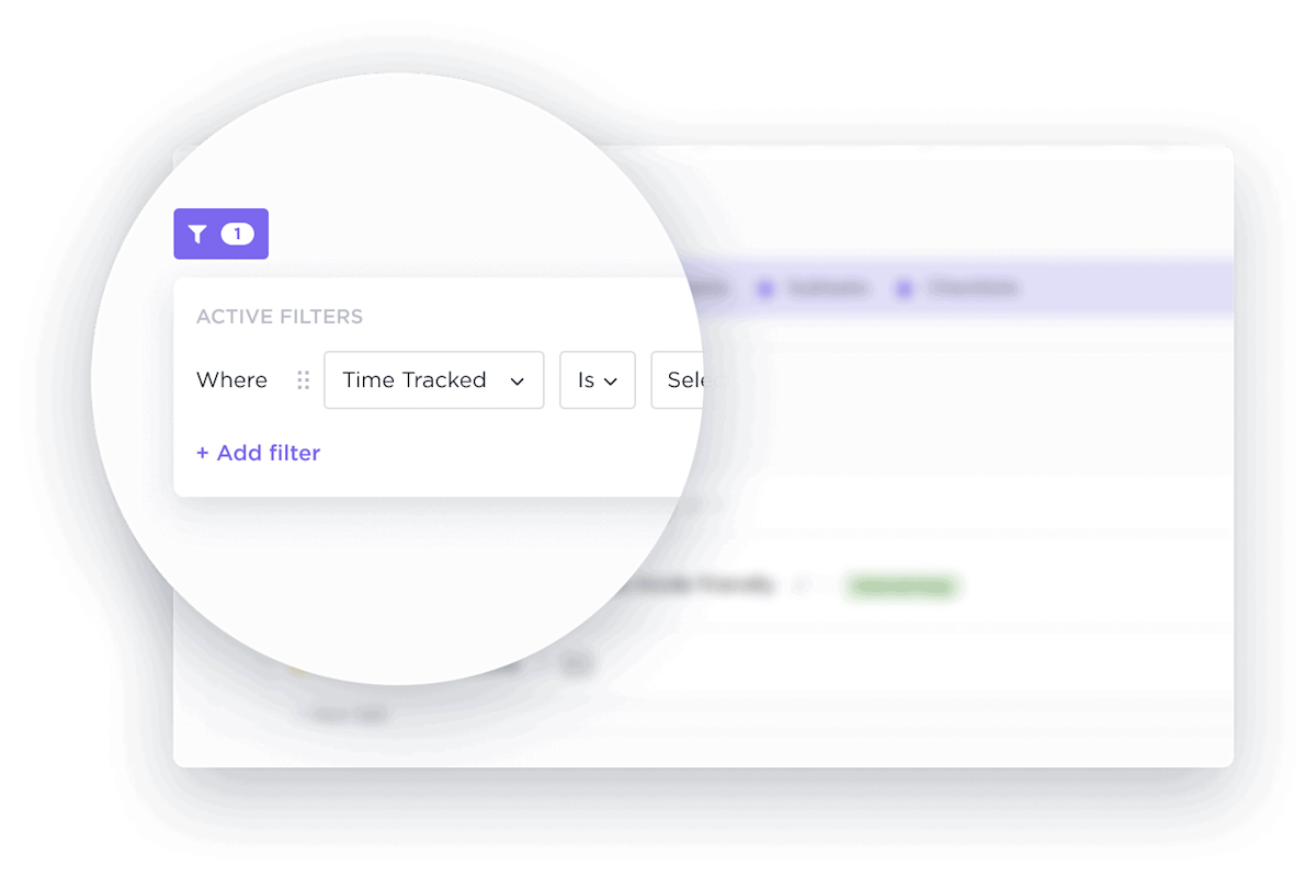 Project Time tracking in ClickUp™