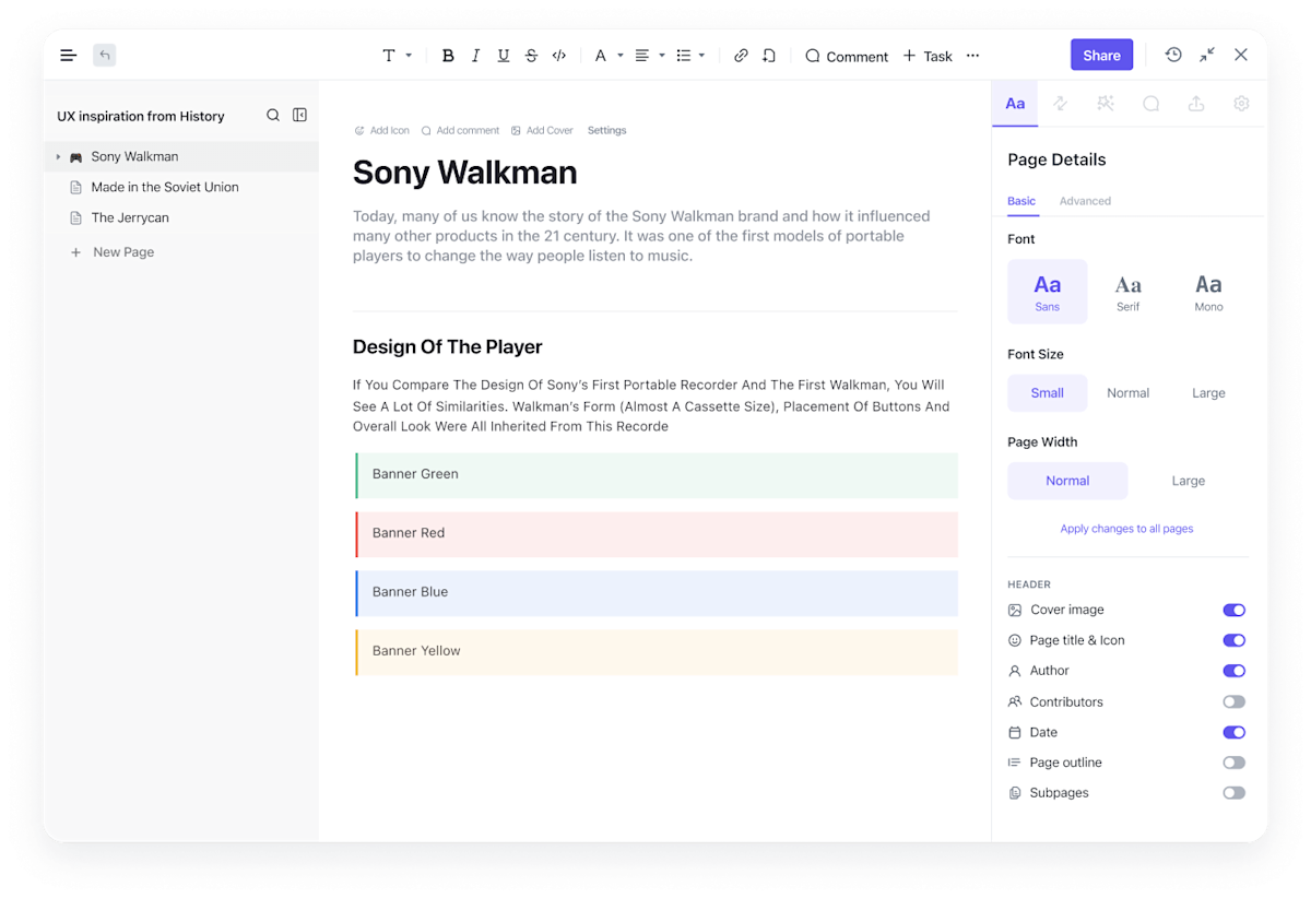 Docs in ClickUp | ClickUp