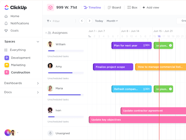Real Estate Project Management Software by ClickUp