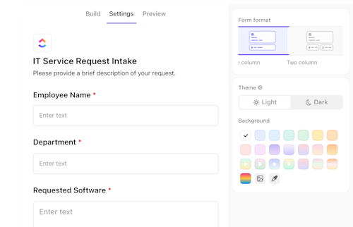 Project Management Software with Form Builder | ClickUp™