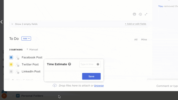 Project Management Software with Time Estimates | ClickUp™