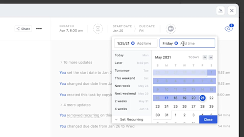 Project Management Software with Recurring Tasks | ClickUp™