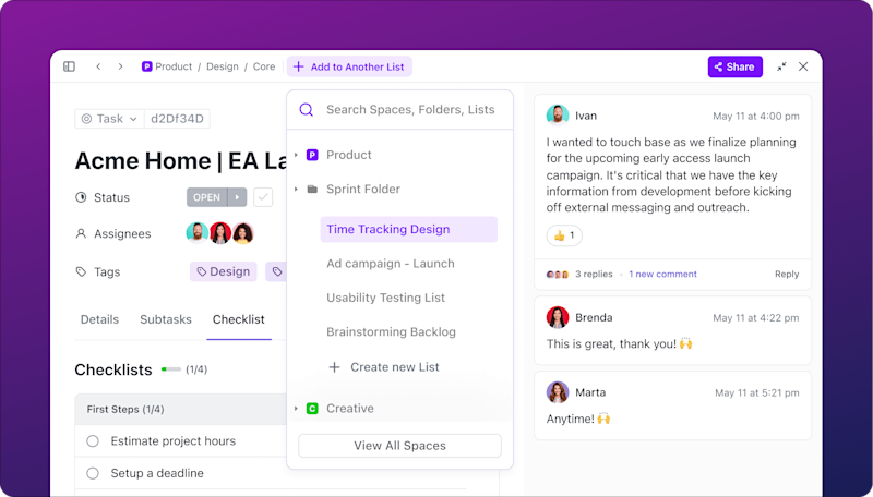 Managing Tasks with ClickUp™