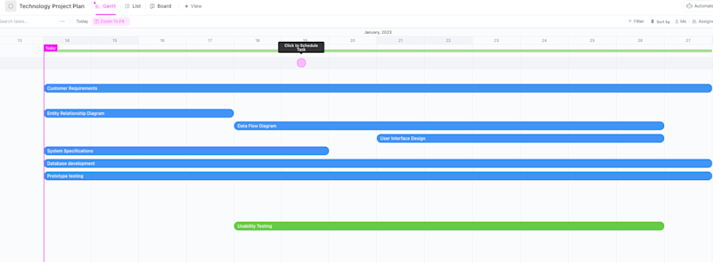 Gantt Chart Templates for IT Departments