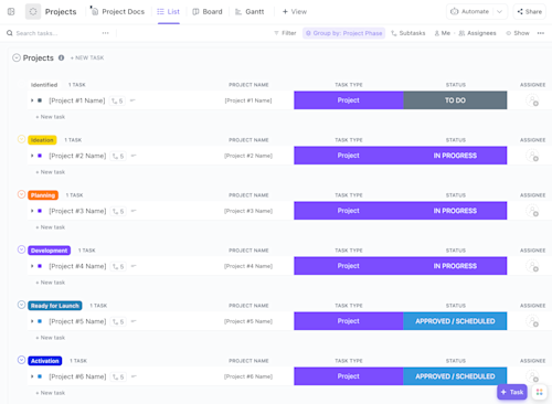 LevelUp Quick Start Templates | ClickUp™