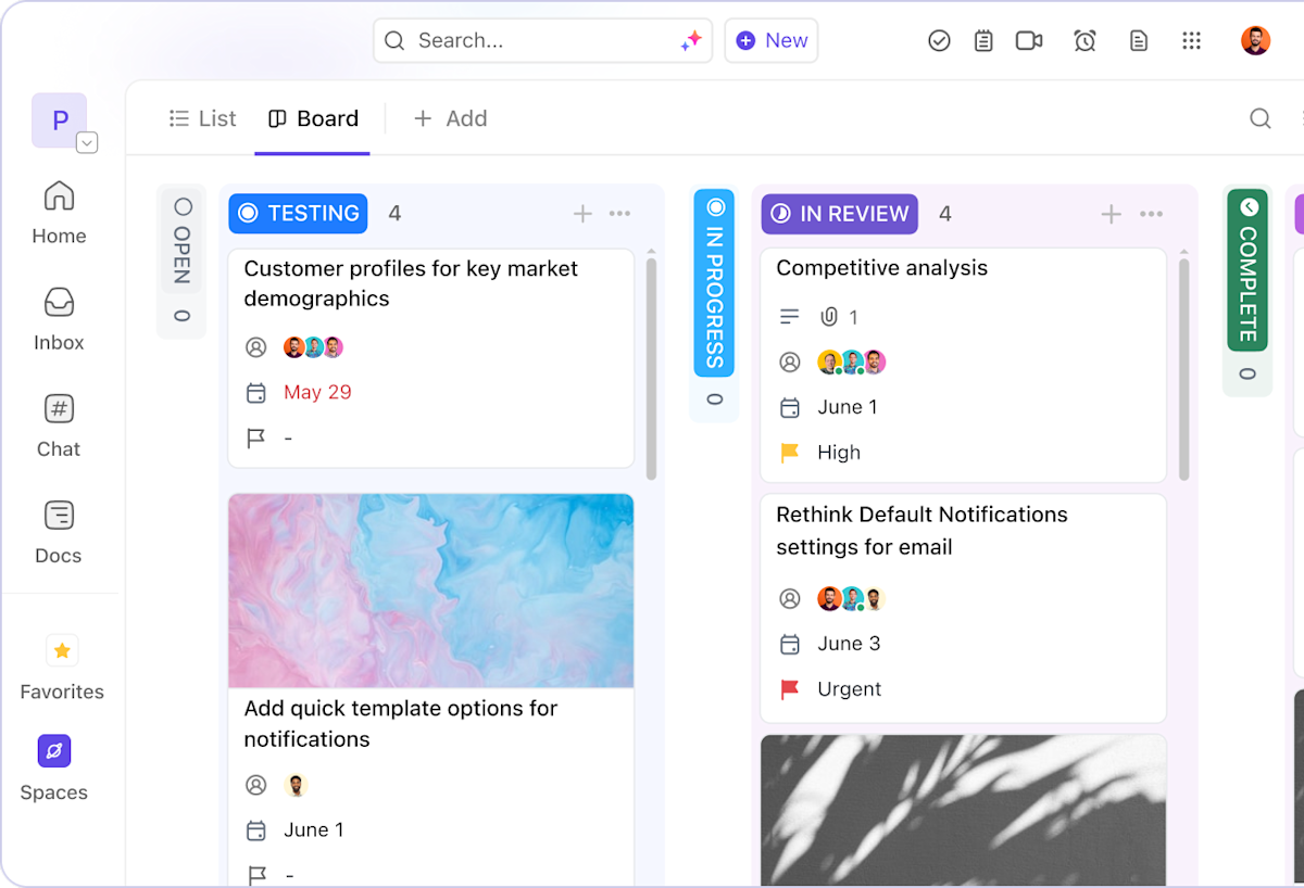 Streamline workflows with Board view