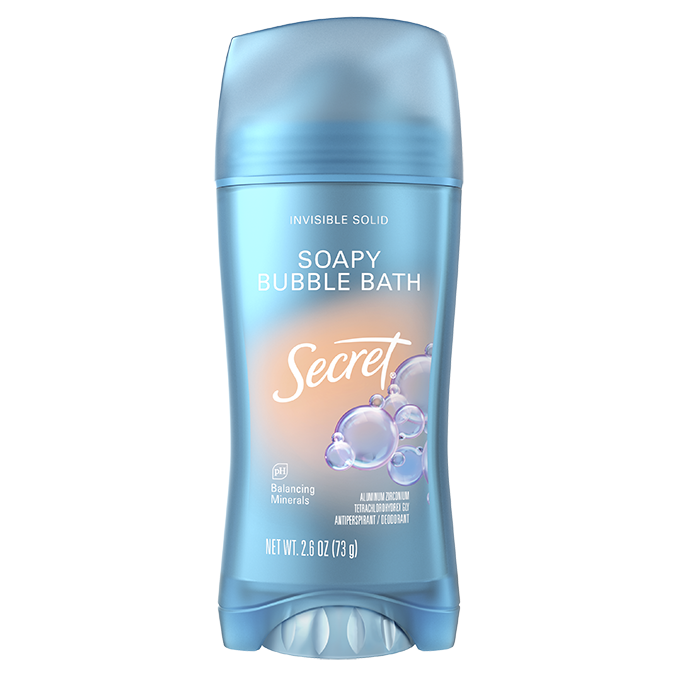 Fresh Invisible Solid Antiperspirant Bubble Bath | Secret