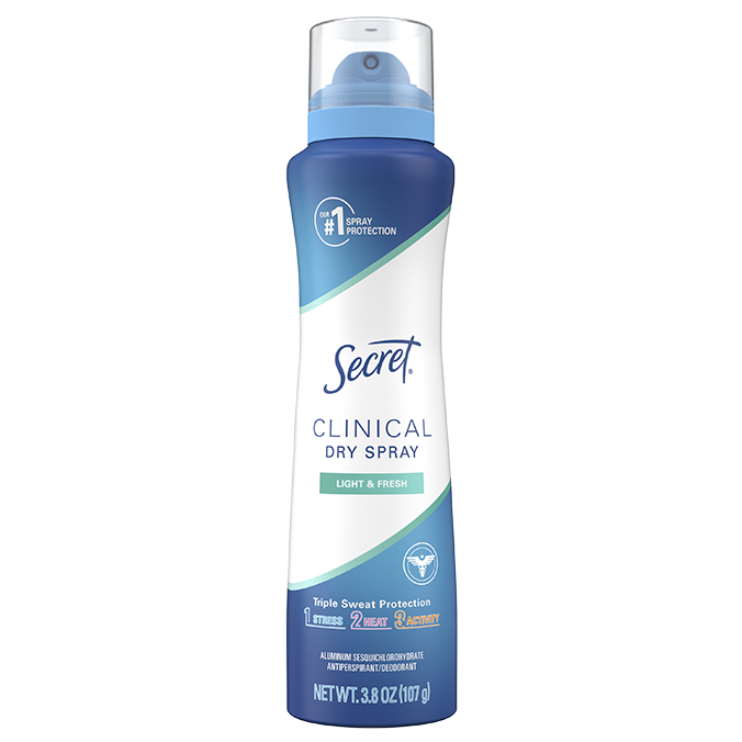 Clinical Strength Dry Spray - Light & Fresh | Secret