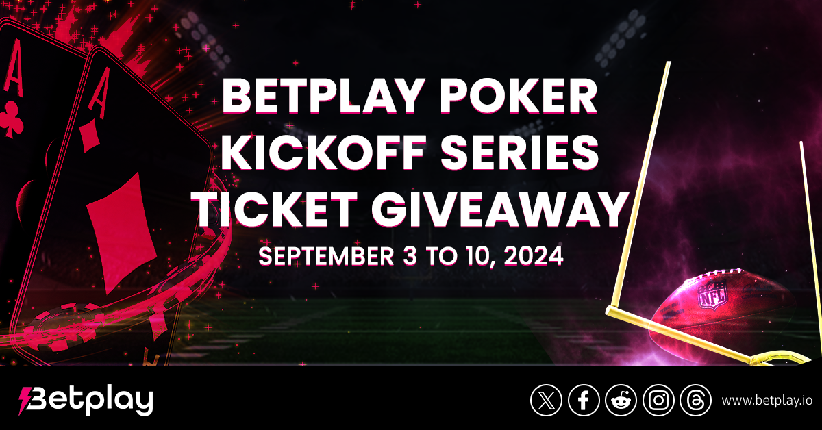 Join Our Betplay Poker Kickoff Series Ticket Giveaway
