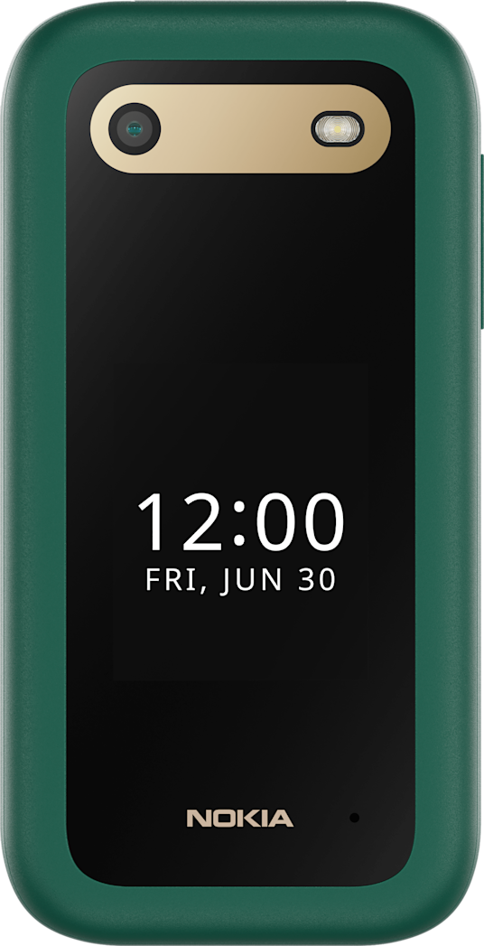 Nokia 2660 Flip phone with big buttons and big screen