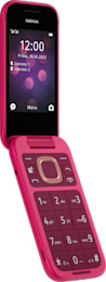 Nokia 2660 Flip phone with big buttons and big screen