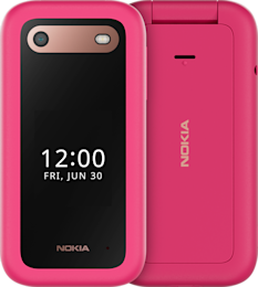 Nokia 2660 Flip phone with big buttons and big screen