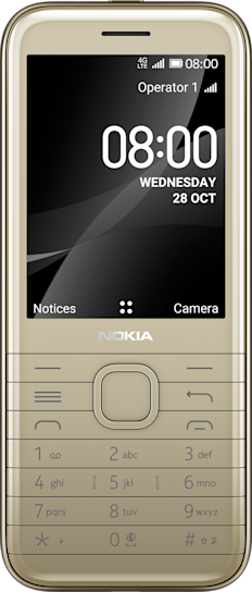 Nokia 8000 4G specifications
