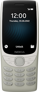 Nokia 8210 4G 经典功能手机配备 MP3 播放器和无线 FM 调频收音机