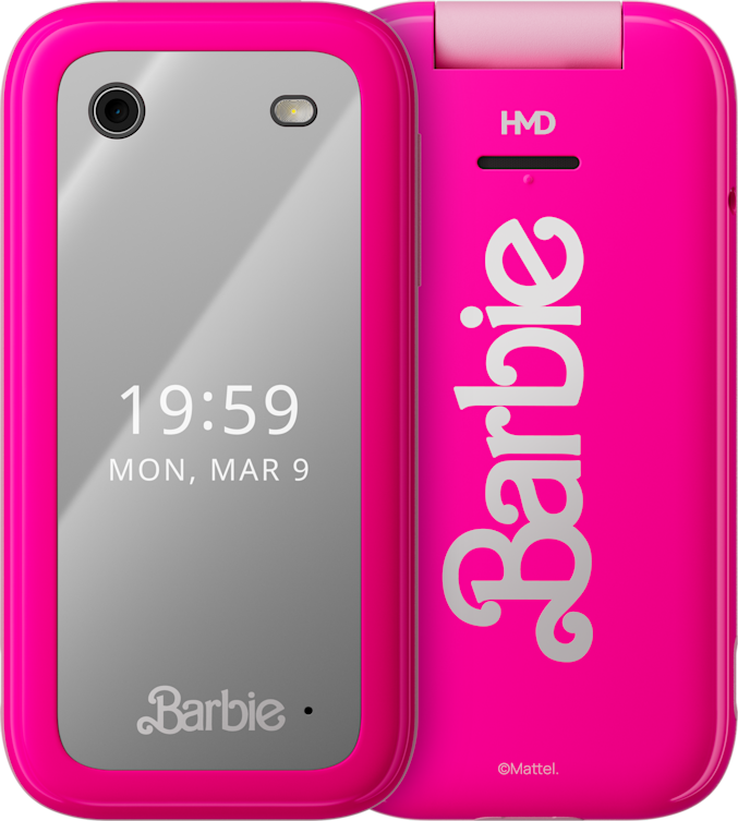 HMD Barbie Phone Stylish Pink Retro Feature Phone