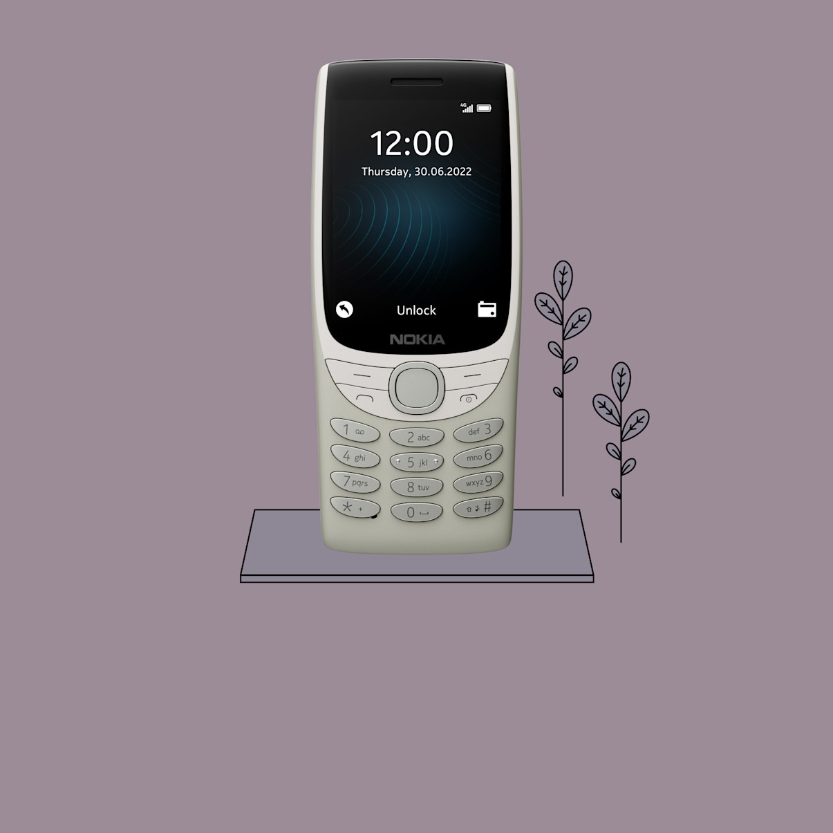 Nokia 8210 4G classic feature phone