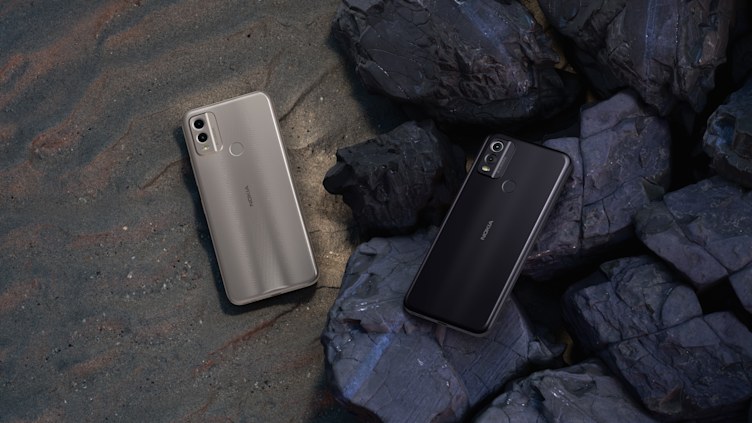 Nokia C22 with a long-lasting battery and body