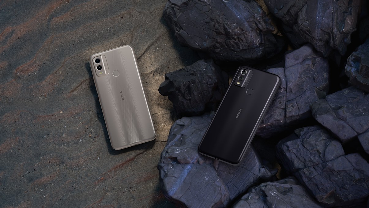 Nokia C22 with a long-lasting battery and body