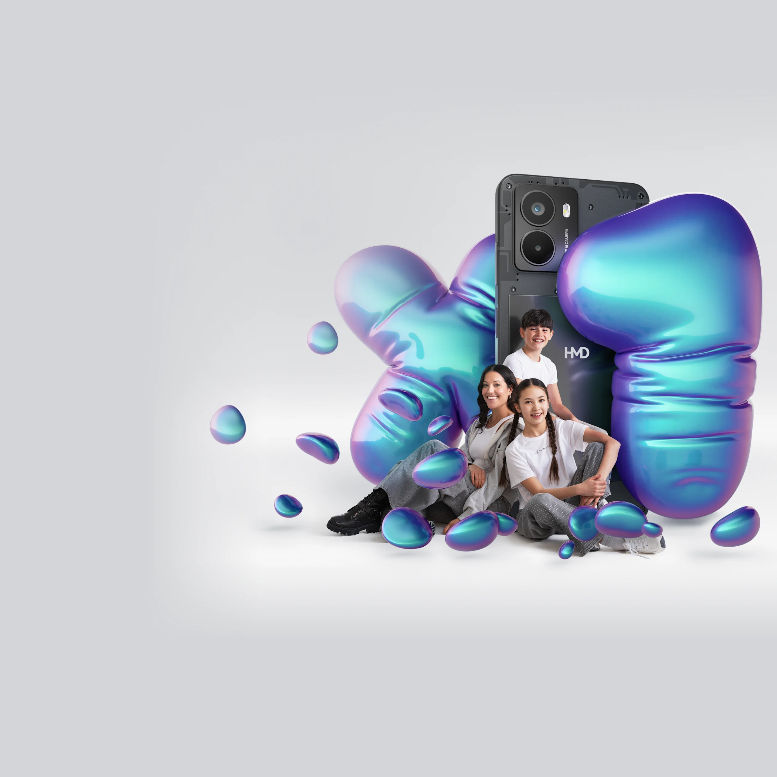 Wij zijn HMD, makers van Android™ smartphones en feature phones.