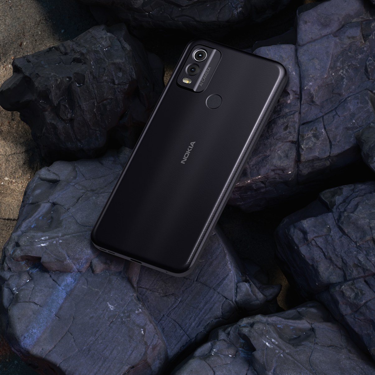 Nokia C22 with a long-lasting battery and body