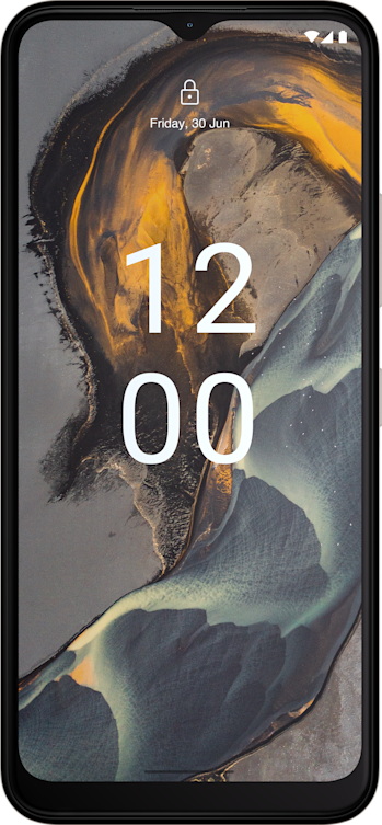 Nokia C22 with a long-lasting battery and body