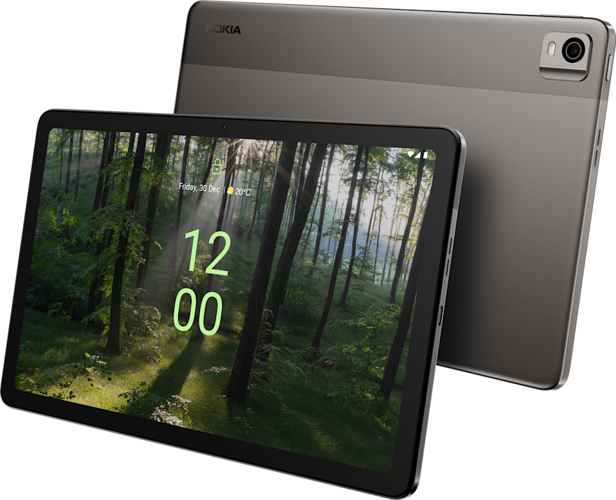 Nokia T21 tablet with HD streaming and stereo speakers