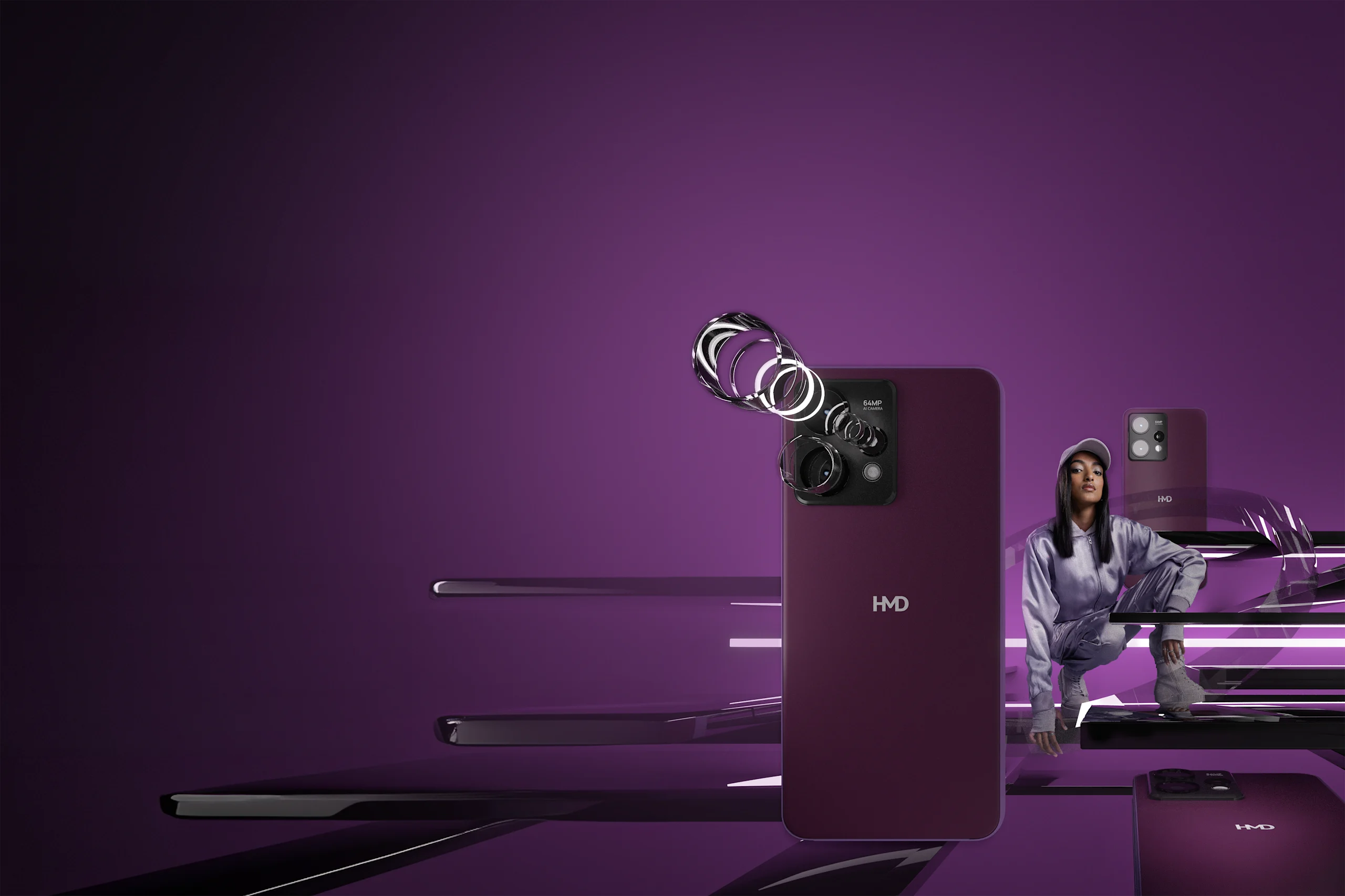 HMD Crest Max | Ultra-wide rear camera and hands-free selfies