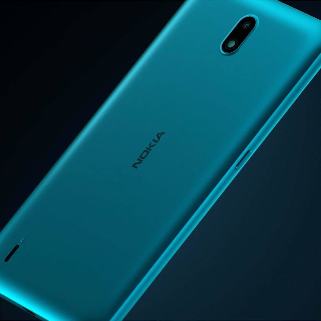 Nokia C2 mobile phone with all day battery and HD+ display