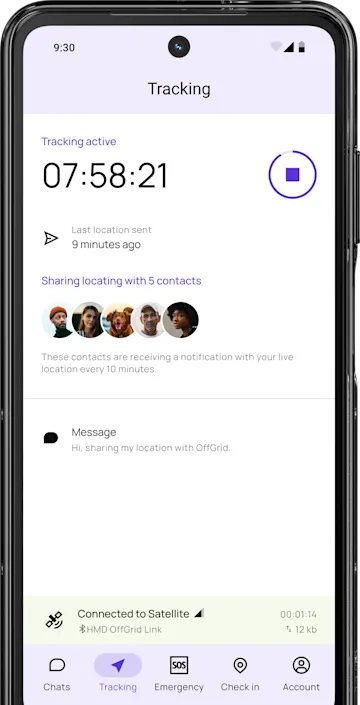 HMD OffGrid | Satellite communication