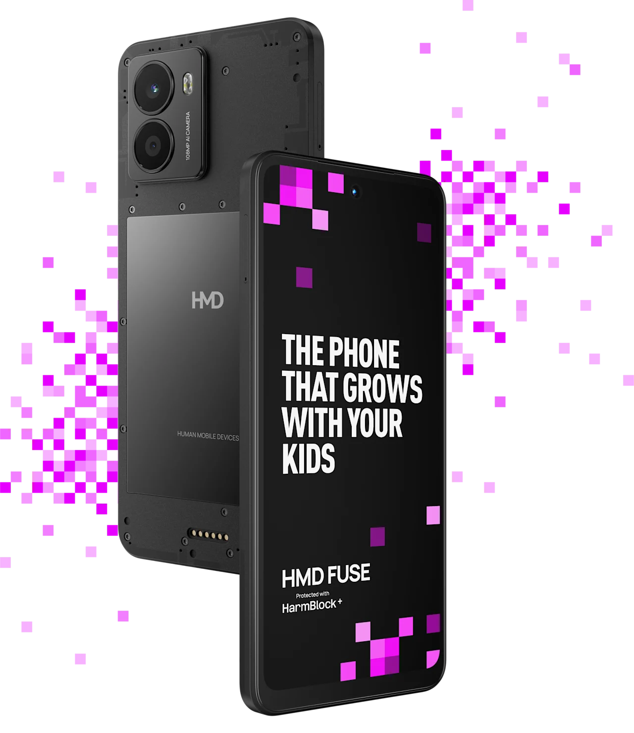 We're HMD, makers of Android™ smartphones and feature phones.