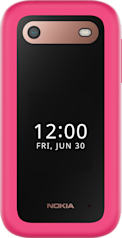 Nokia 2660 Flip phone with big buttons and big screen