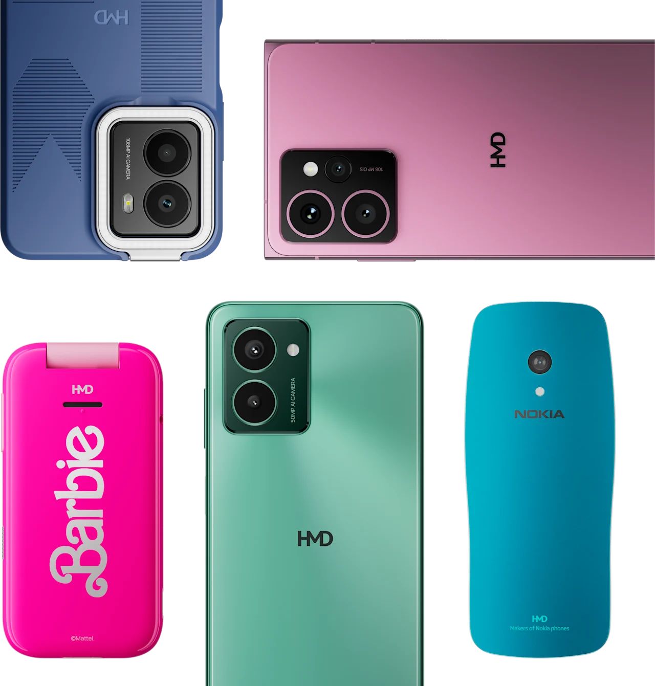 Somos HMD, fabricantes de smartphones Android™ y teléfonos básicos.