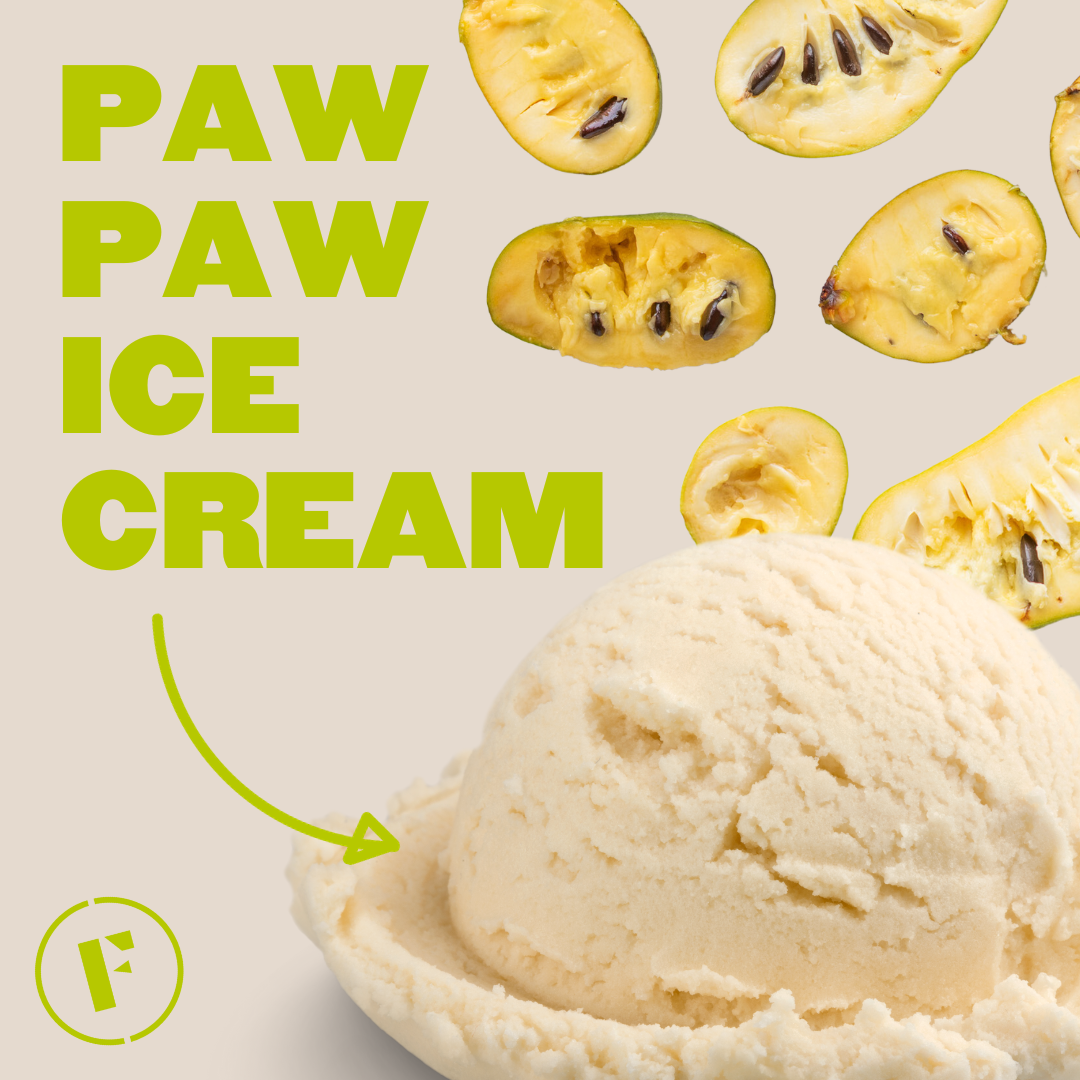 Exotic Paw Paw Ice Cream - Foraged