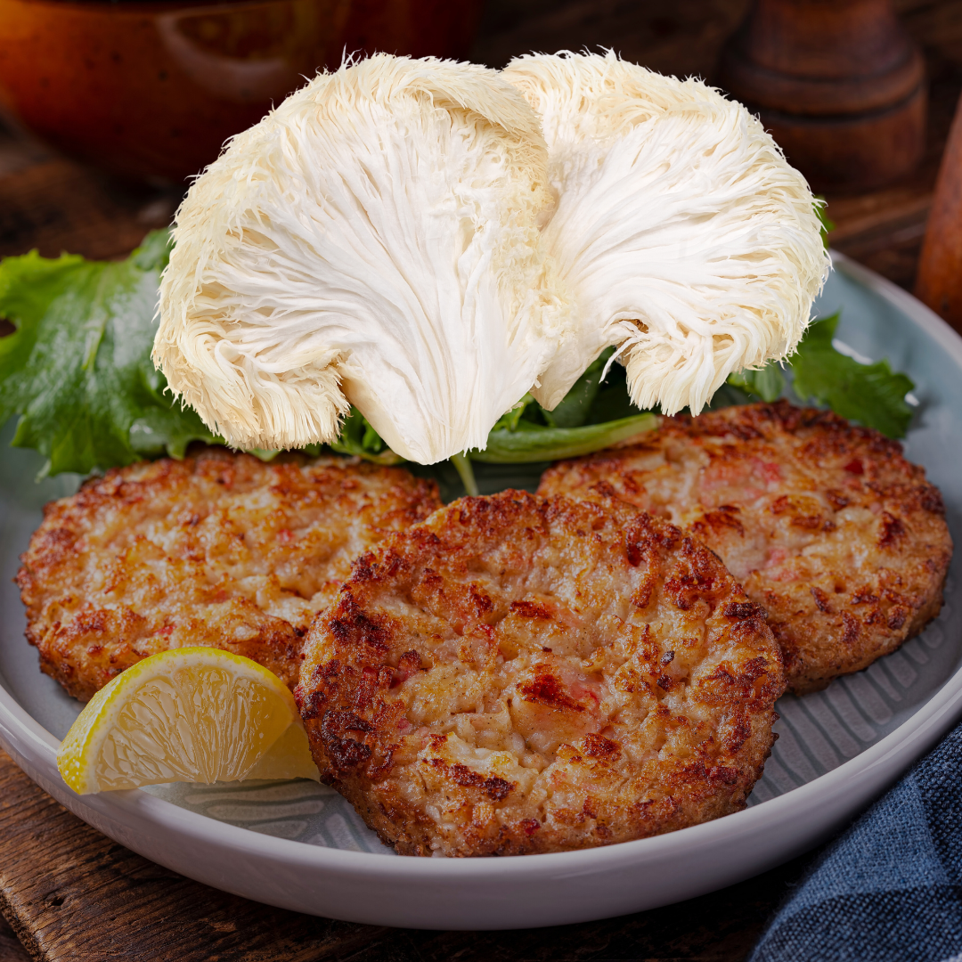 Exquisite Lion's Mane Mushroom Crab Cakes - Foraged