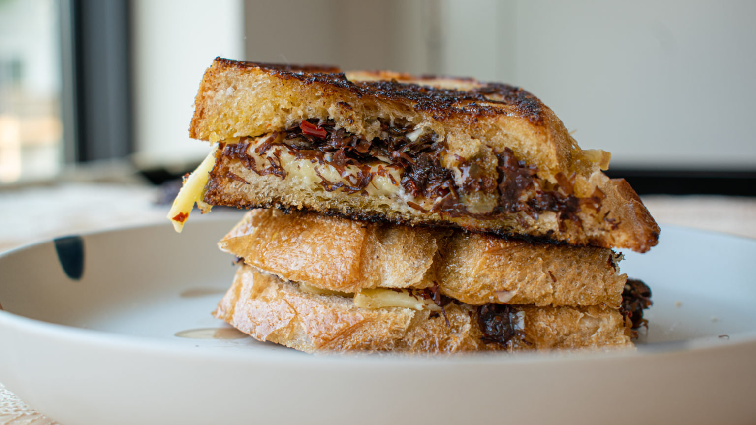 Spicy Dulse Grilled Cheese - Foraged
