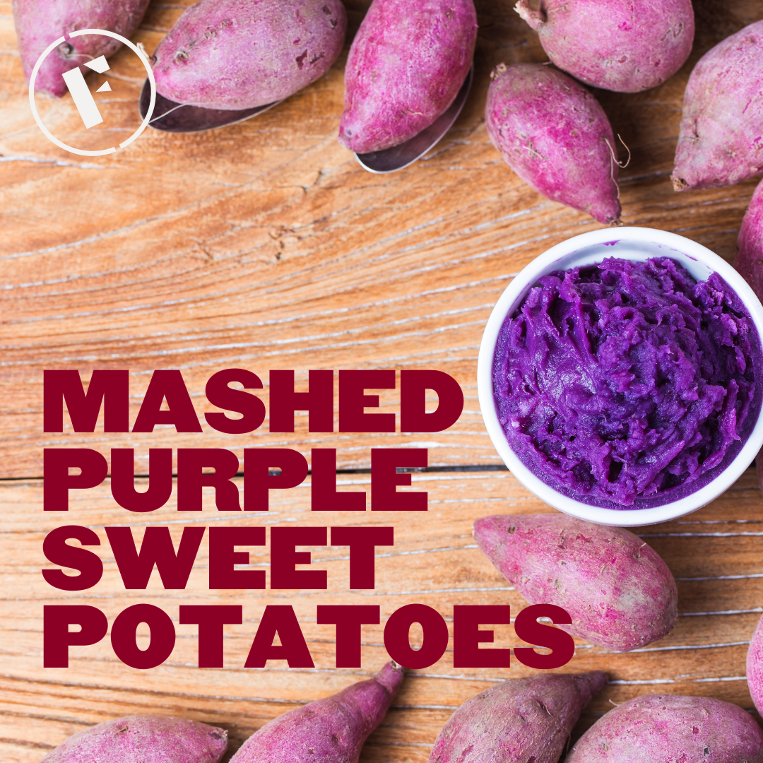 Mashed Purple Sweet Potatoes - Foraged
