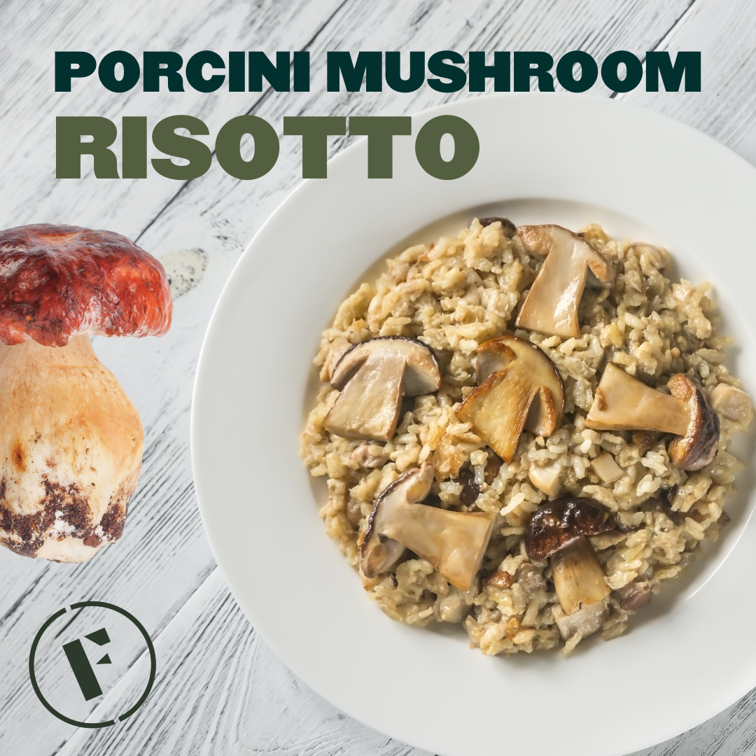 Porcini Mushroom Risotto - Foraged