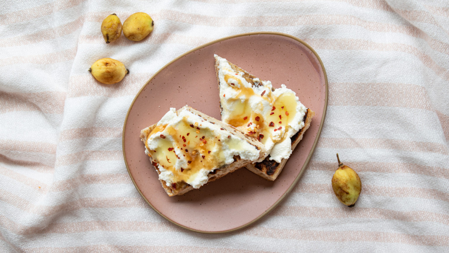 Mayapple Ricotta Toast - Foraged