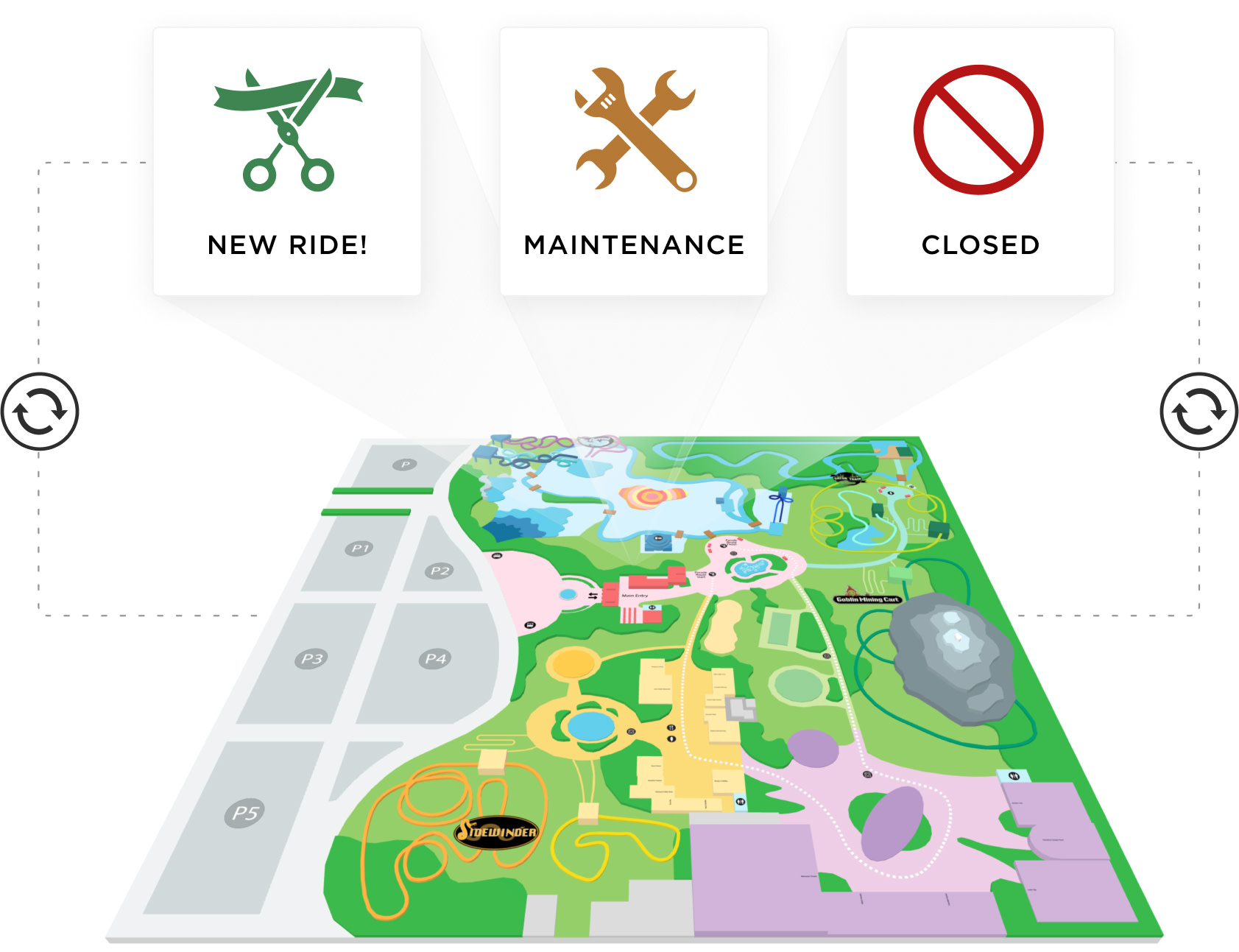 Indoor / Outdoor Theme Park and Resort Maps, Navigation and Positioning ...