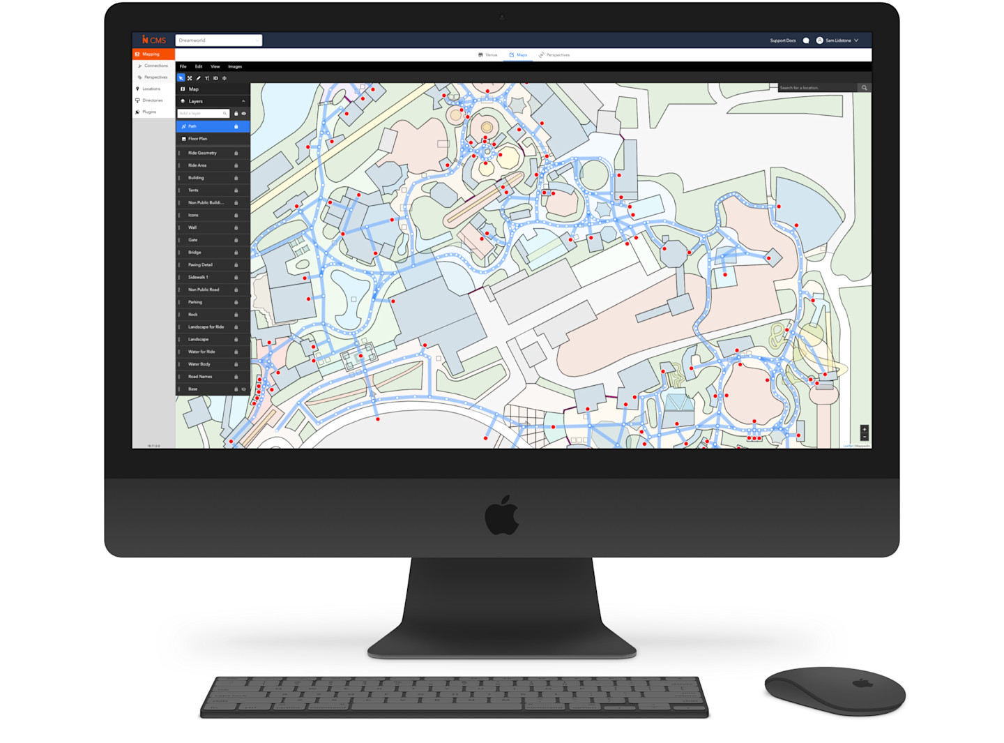 Indoor / Outdoor Theme Park and Resort Maps, Navigation and Positioning ...