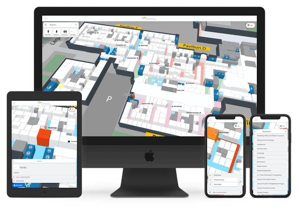 Healthcare Institution Indoor Mapping, Navigation & Positioning ...