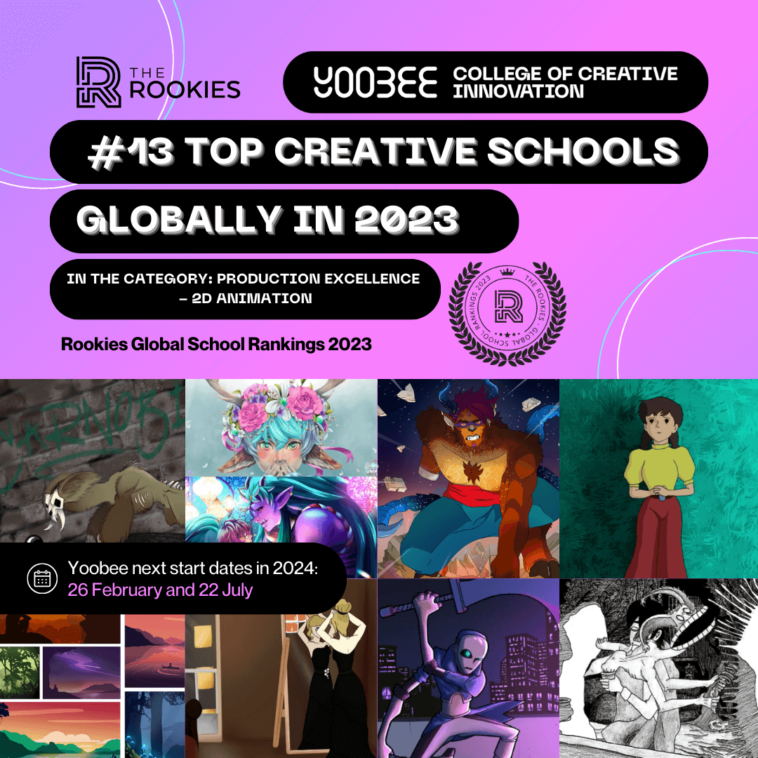 Yoobee secures spot in global creative schools rankings | Yoobee