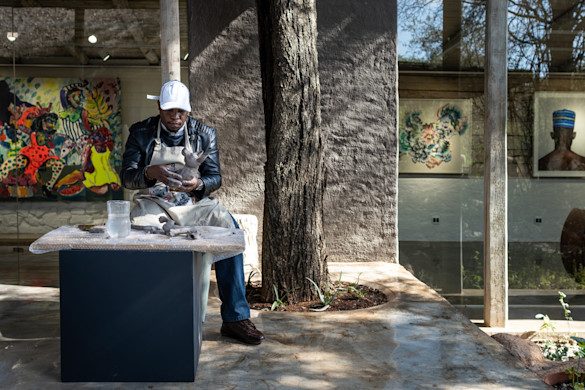 Resident artists from Ardmore embody the spirit of ubuntu at Singita
