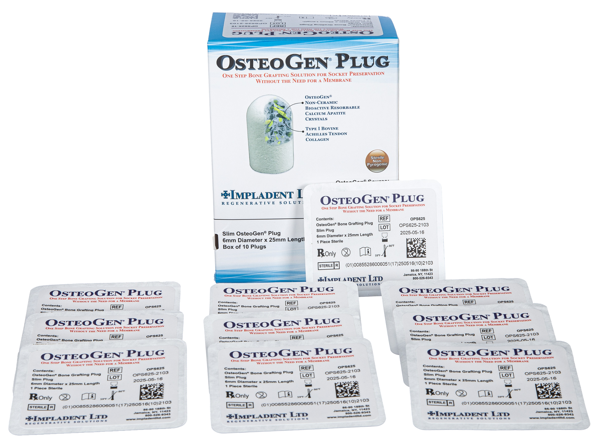 OsteoGen® Bone Grafts-Dental Bone Grafting Plugs And, 47% OFF